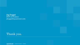 The Potential & Pitfalls of Big Data by Jag Duggal of Quantcast - SIC2014 | PPT