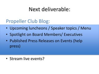 Seattle Propeller Club | PPT
