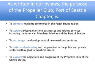 Seattle Propeller Club | PPT