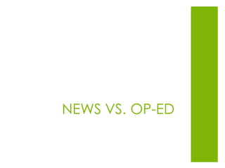 Op-ed writing and pitching for college students | PDF