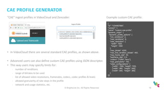 Seattle Video Tech Meetup August 2019: Optimal Multi-codec Streaming | PPT