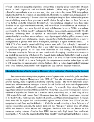 Threat of sea turtle Rajeev raghavan Kufos kerala | PDF