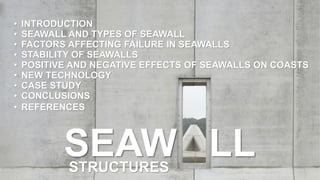 SEAWALL STRUCTURE by ENGR KEN JAMES F FD | PDF