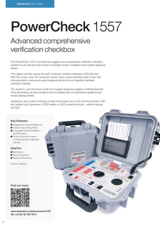 Seaward KD1E High Voltage HV Indicators & Detectors, Phasing Units ...