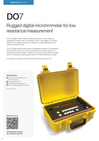 Seaward KD1E High Voltage HV Indicators & Detectors, Phasing Units ...