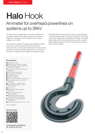 Seaward KD1E High Voltage HV Indicators & Detectors, Phasing Units ...