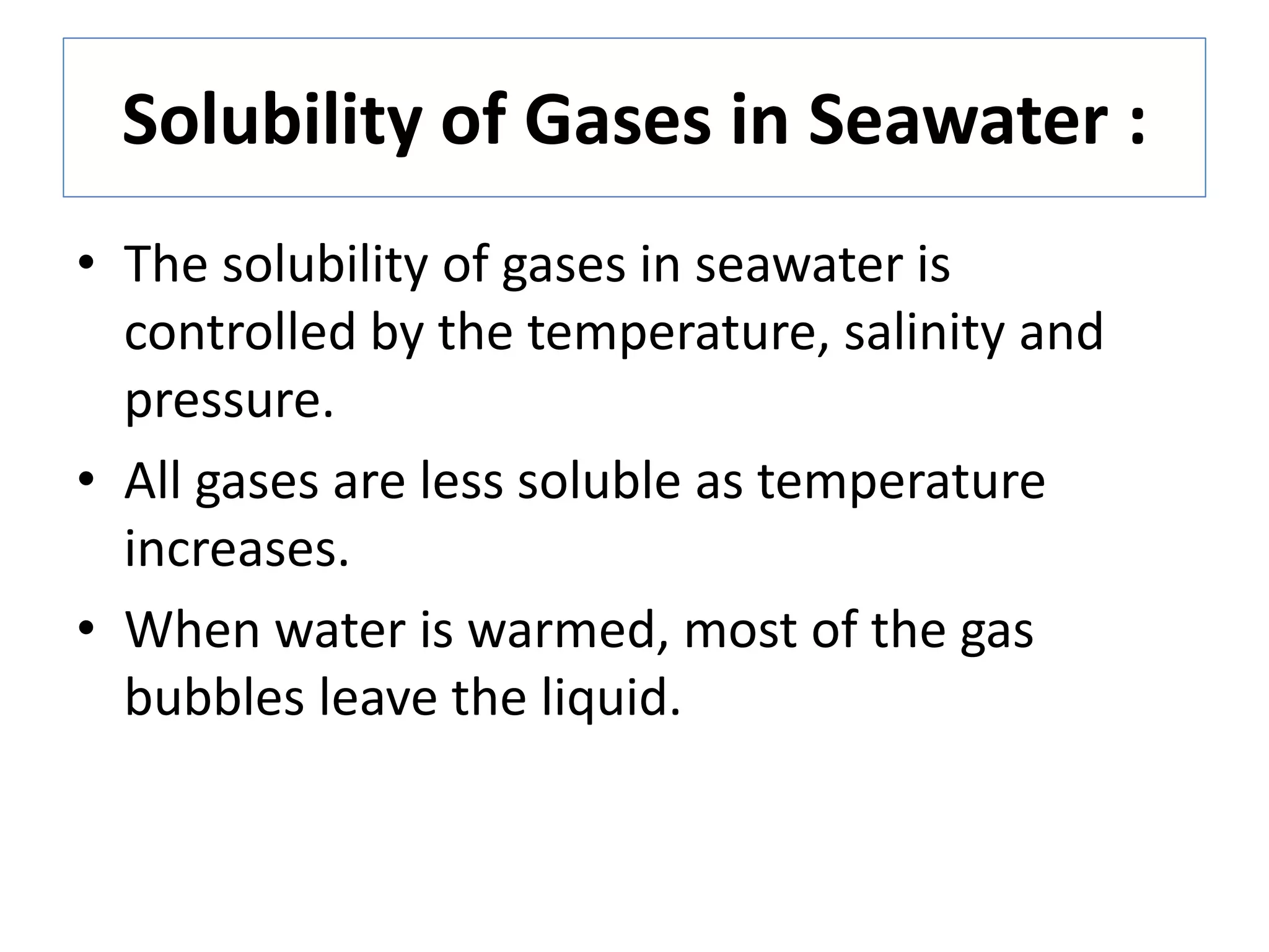 Seawater and its properties | PDF