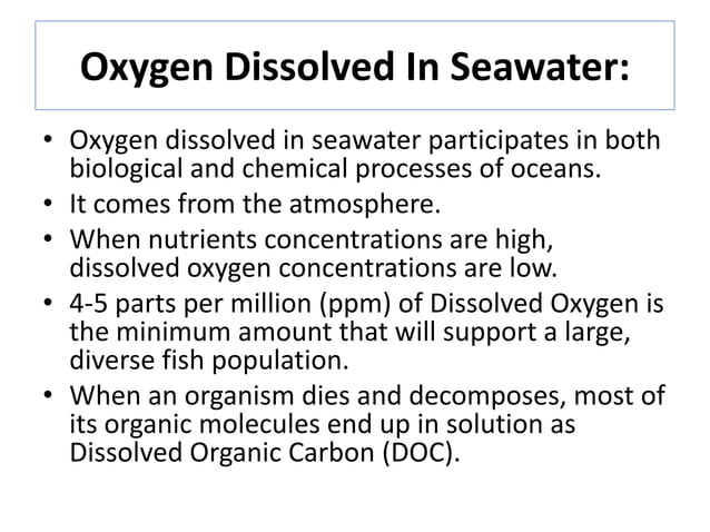 Seawater and its properties | PDF