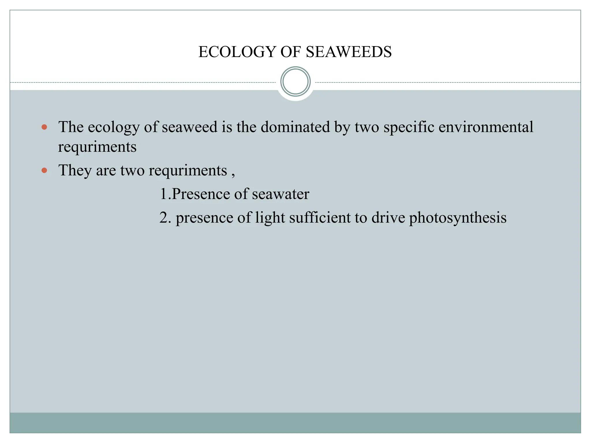Seaweed Introduction/ Types and its Biotechnological Applications | PPTX