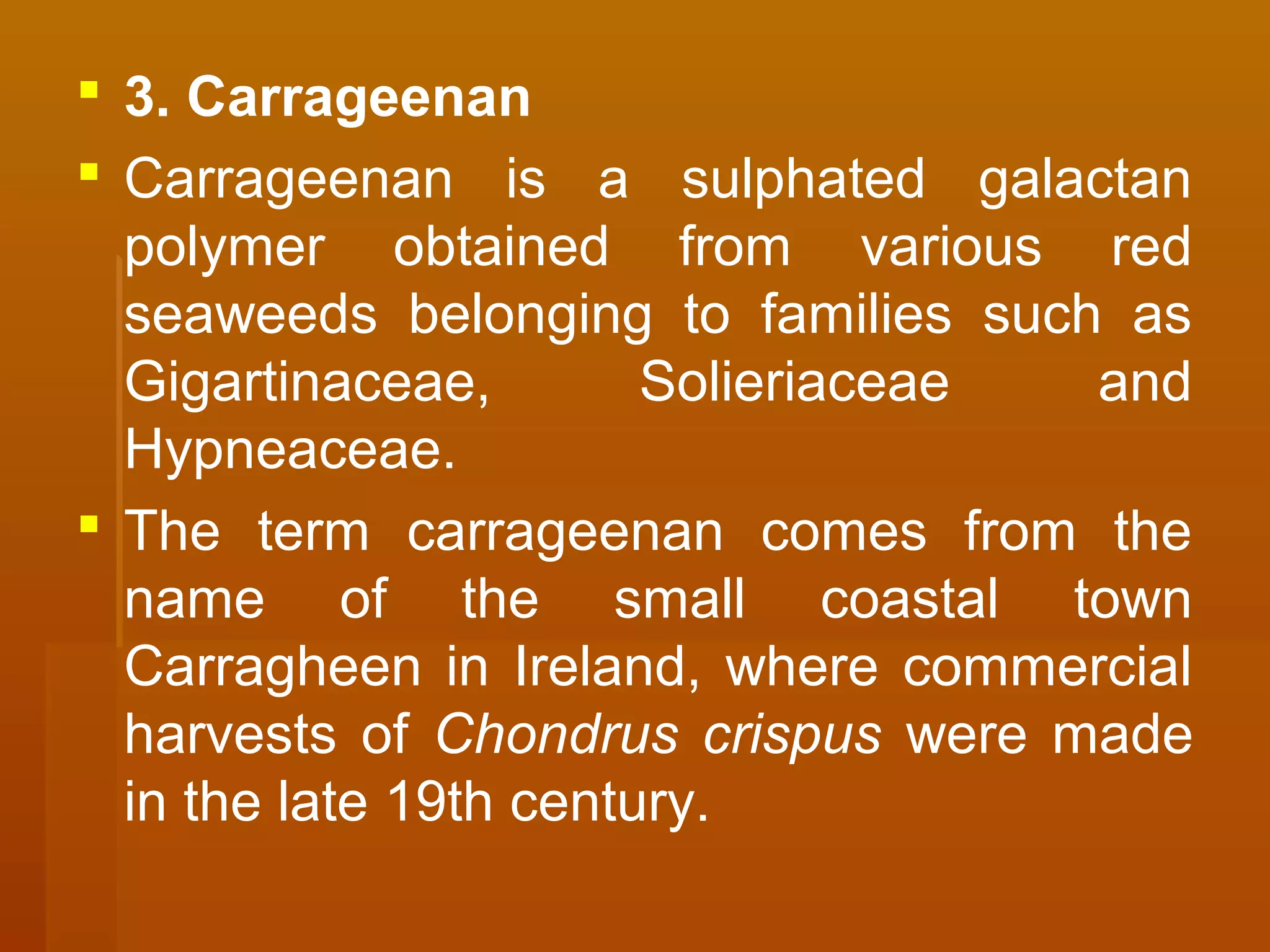Seaweeds products, processing and utilization | PPT