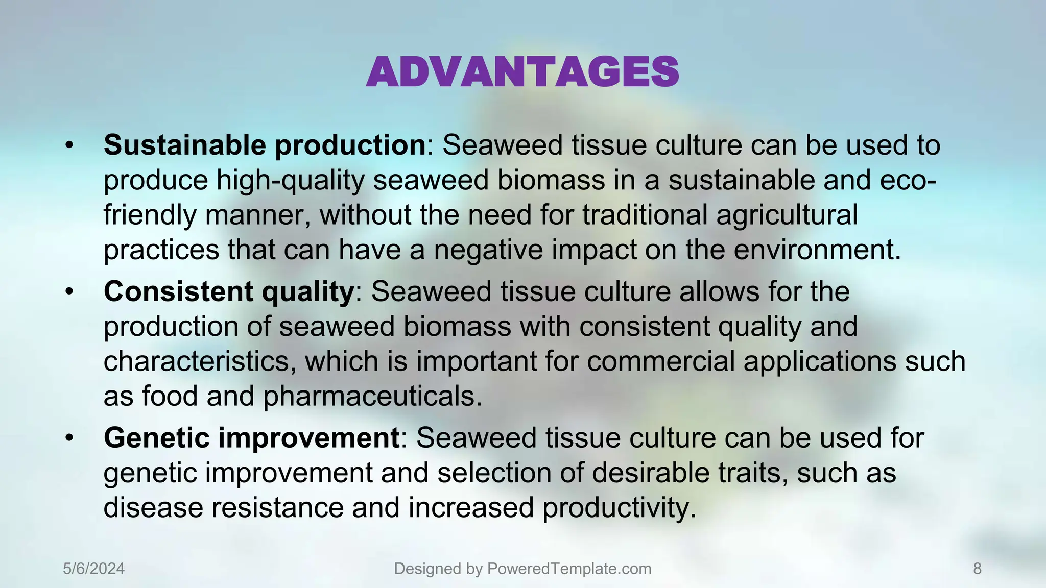 SEAWEED TISSUE CULTURE TECHNIQUE , FACTORS AFFECTING CULTURE.pptx