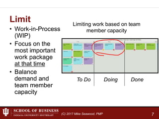 Plan Projects with Lean in the Classroom: See-Limit-Flow | PPT