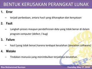 SE - Chapter 6 Tim dan Kualitas Perangkat Lunak | PPTX