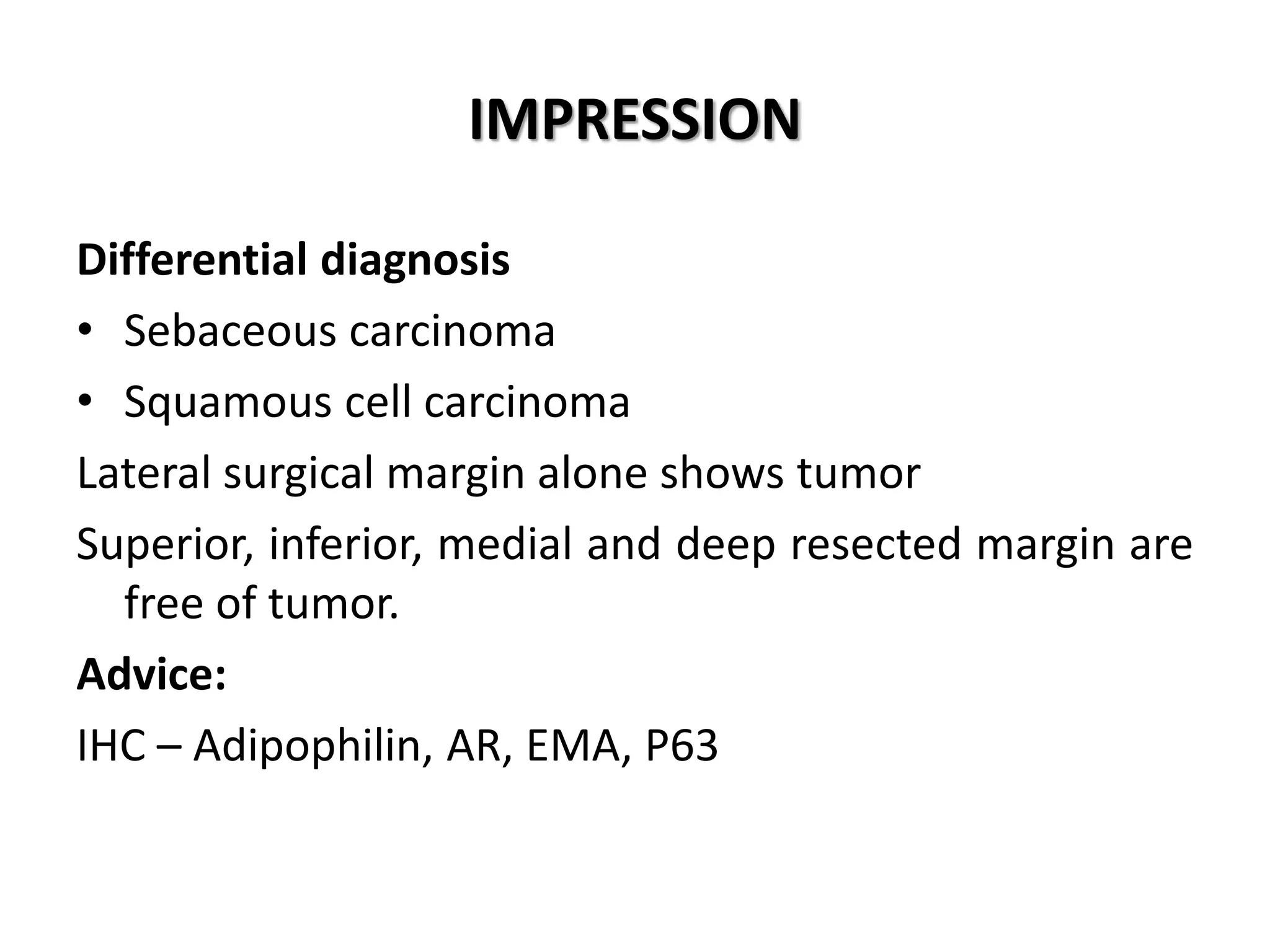 Sebaceous carcinoma 9.6.17