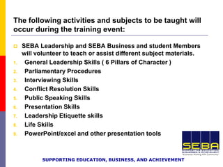 Seba Presentation Leadership High School | PPT