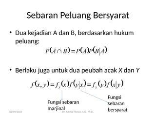 Sebaran Peluang Bersyarat Diskrit dan Kontinu.pptx