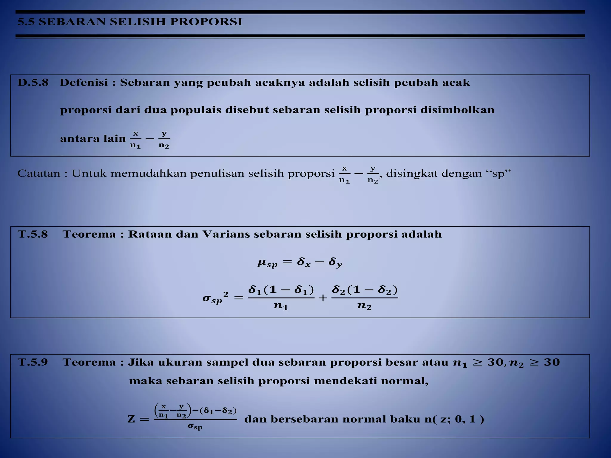 Sebaran sampel | PPT