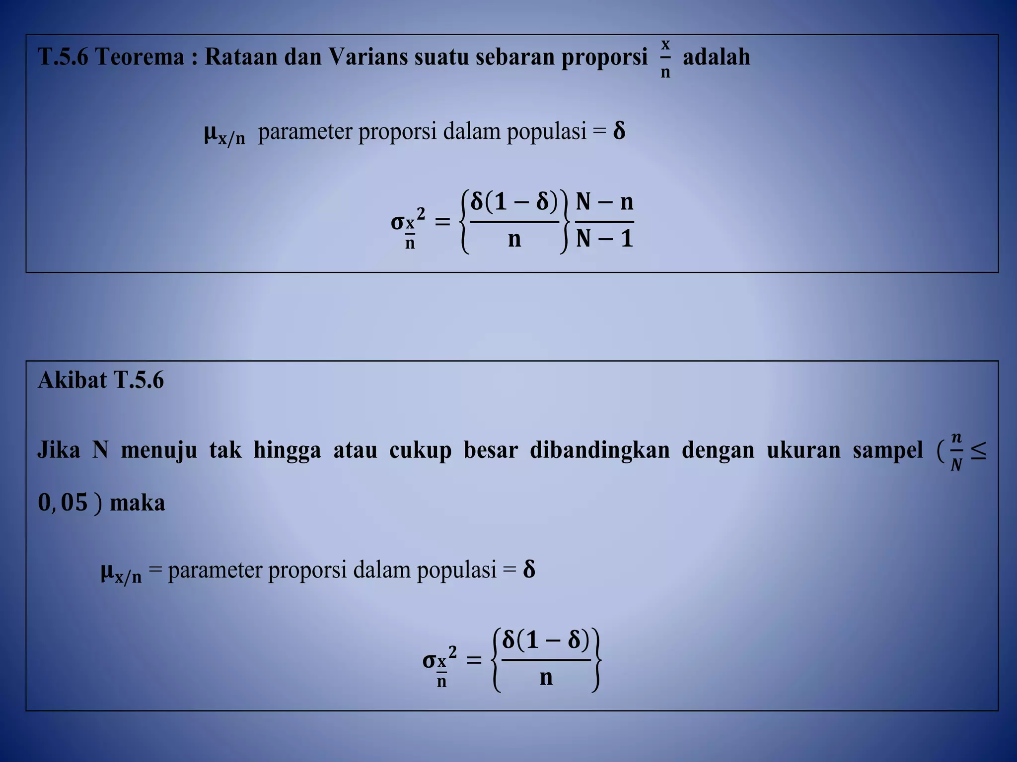 Sebaran sampel | PPT