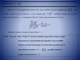 Sebaran sampel | PPT