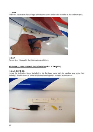 Sebart Wind S 110e assembly manual | PDF