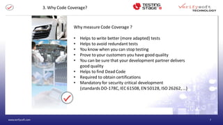 MASTER-CLASS: "CODE COVERAGE ON Μ-CONTROLLER" Sebastian Götzinger | PPT