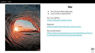 Ocean Protocol - Diffusion 2019 Workshop | PDF | Computer Networking | Computing