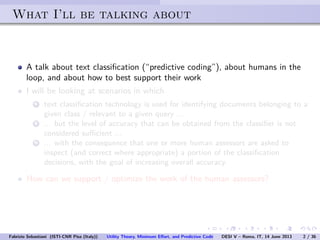 Utility Theory, Minimum Effort, and Predictive Coding | PDF