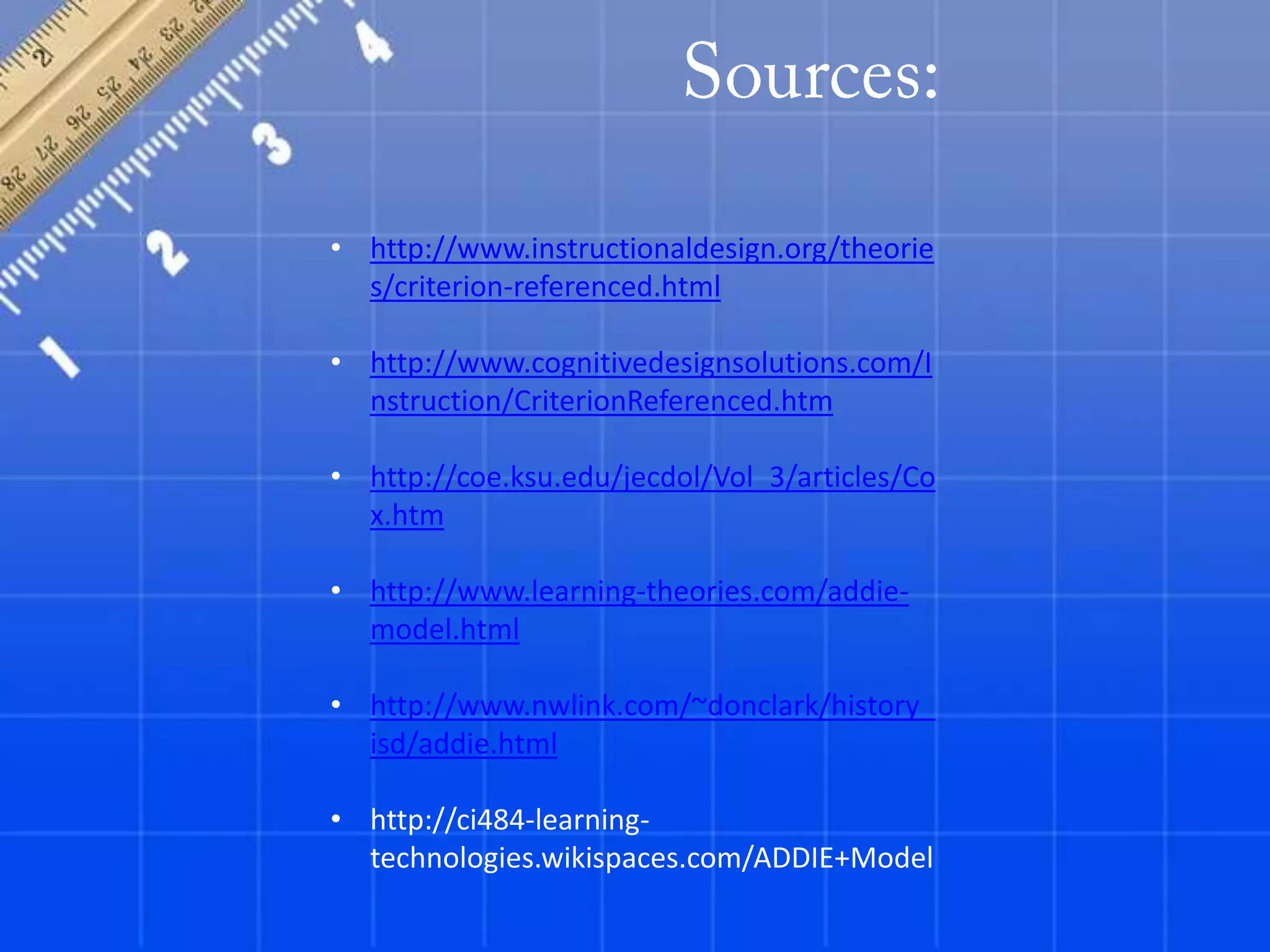 Sebastian pena criterion referenced instruction_and_addie_model | PPTX