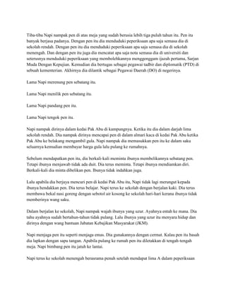 Sebatang pen | DOCX