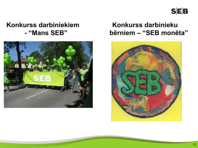 Internal Communication 2009 / 3rd place / SEB Unibanka Rebranding to ...