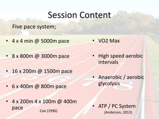Analysis of Sebastian Coe's Training Methods | PPTX