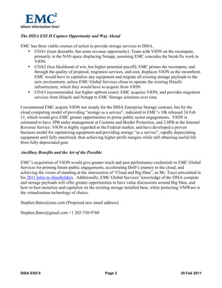 DISA Enterprise Storage Services Contract White Paper | PDF