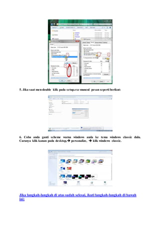 Sebelum menginstall vb6 pada windows 7 | PDF
