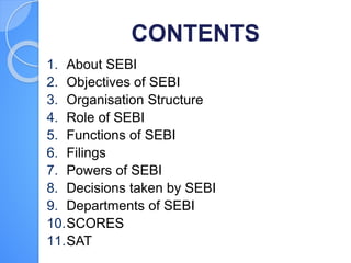 SEBI | PPTX