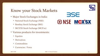 SEBI - Security Exchange Board of India | PDF