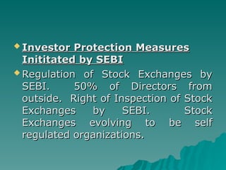 SEBI Roles for IPO OF AN UNLISTED COMPANY | PPT