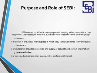 Sebi and regulations | PPTX