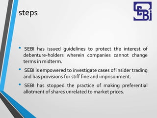 Sebi and regulations | PPTX