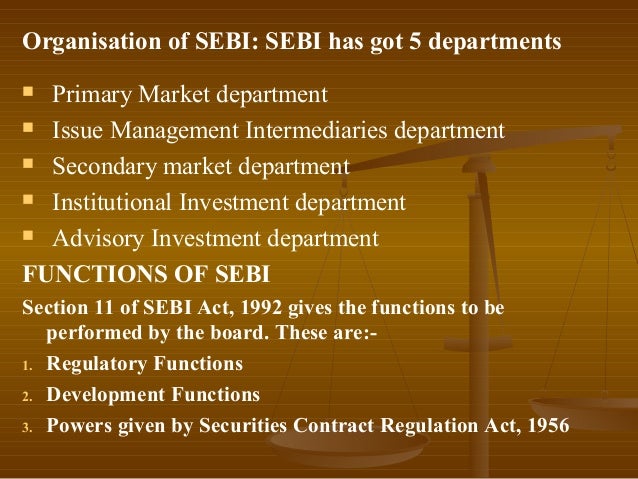 Sebi guidelines