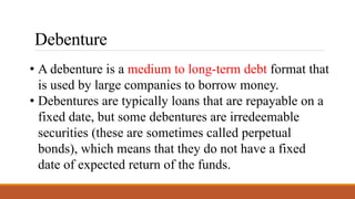 Sebi guidelines for debentures | PDF