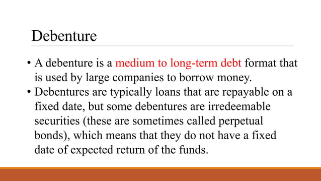 Sebi guidelines for debentures | PDF