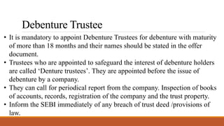 Sebi guidelines for debentures | PDF