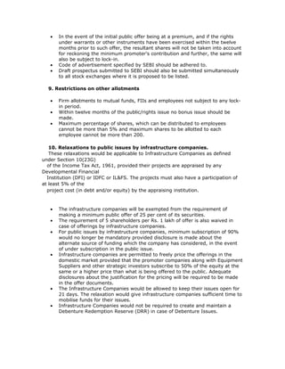 Sebi guidelines for ip os | PDF