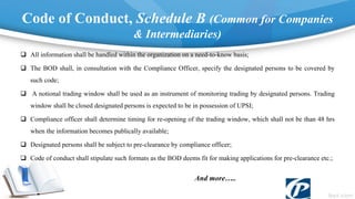 New SEBI Insider Trading Regulations 2015 | PDF