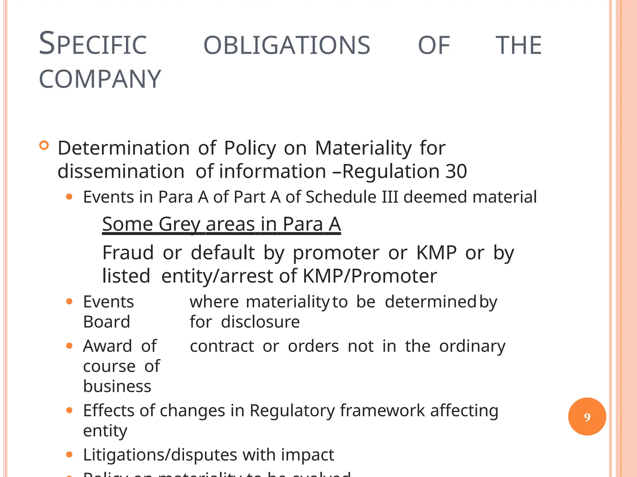SEBI LODR.pptx for banking students for UG | PPTX
