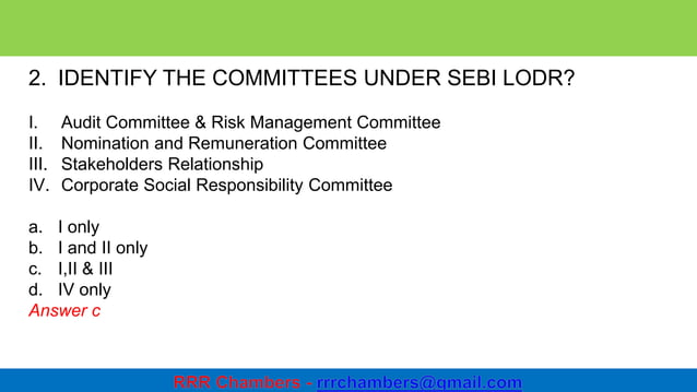 SEBI LODR - PEER REVIEW & RECONCILIATION OF SHARE CAPITAL - PPT.pptx ...