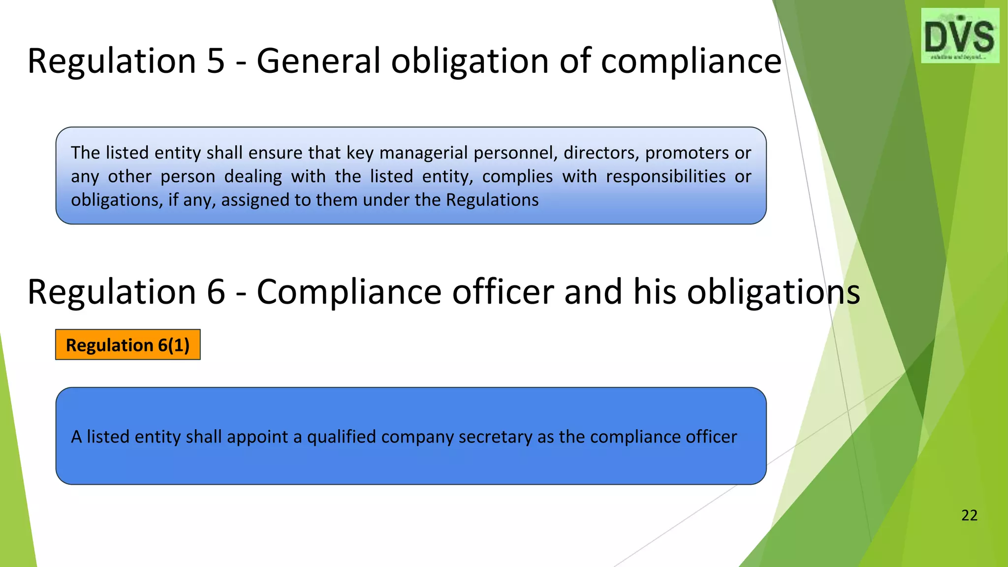 SEBI (Listing obligations and disclosure requirements) Regulations ...