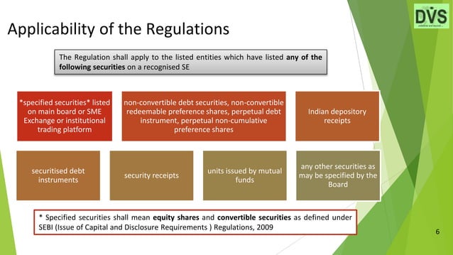SEBI (Listing obligations and disclosure requirements) Regulations ...