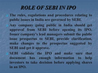SEBI Presentation | PPTX