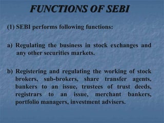 SEBI Presentation | PPTX